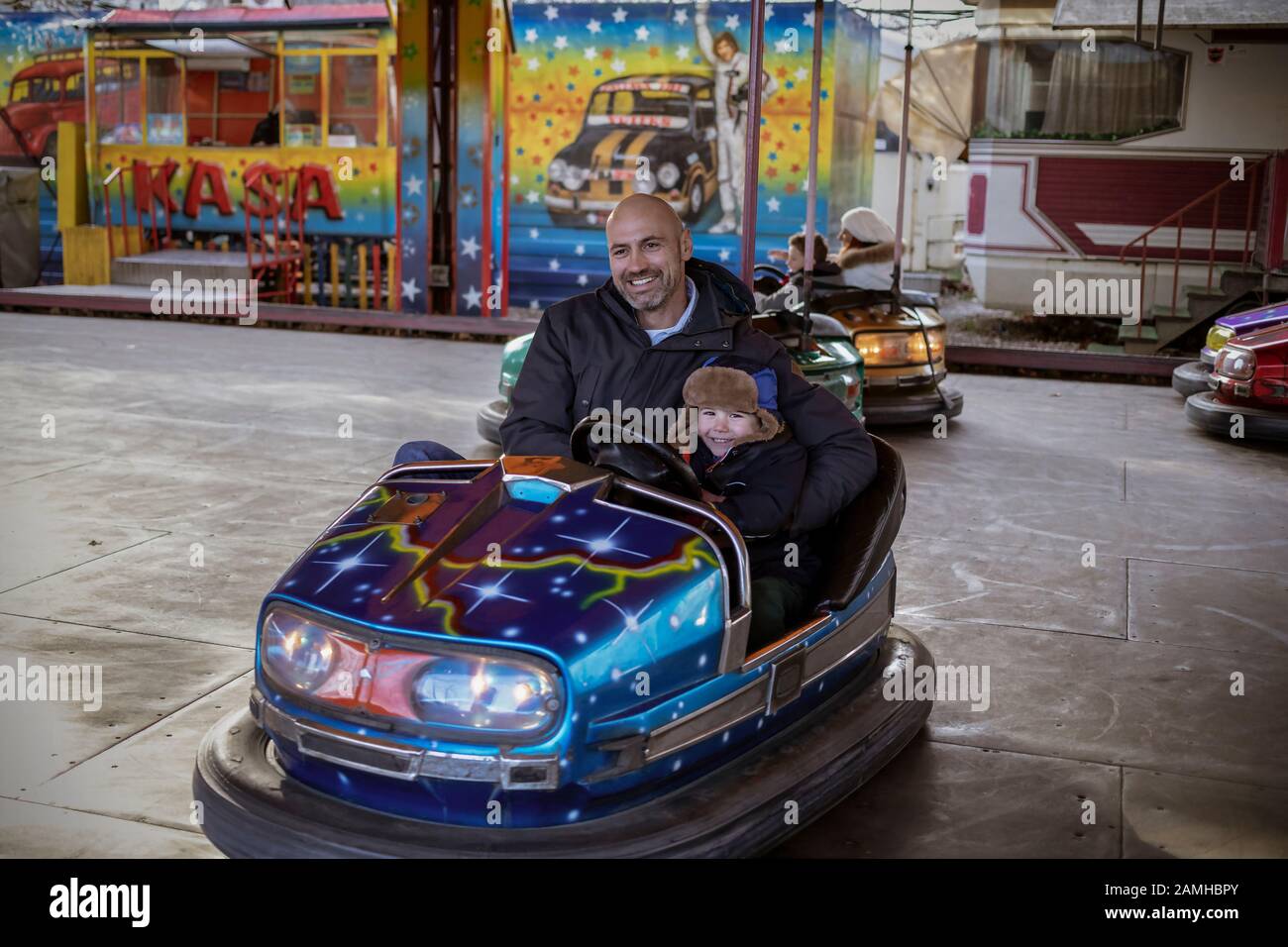 Dodgem car hi-res stock photography and images - Alamy