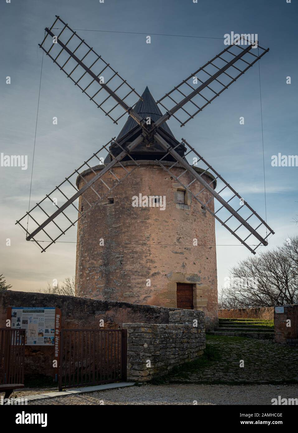 Medieval windmill hi-res stock photography and images - Alamy