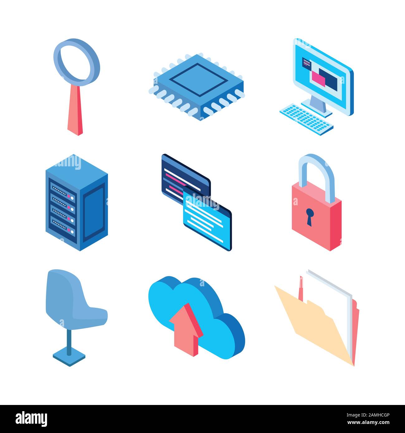 cloud computing data server office computer circuit technology internet Stock Vector Image & Art ...