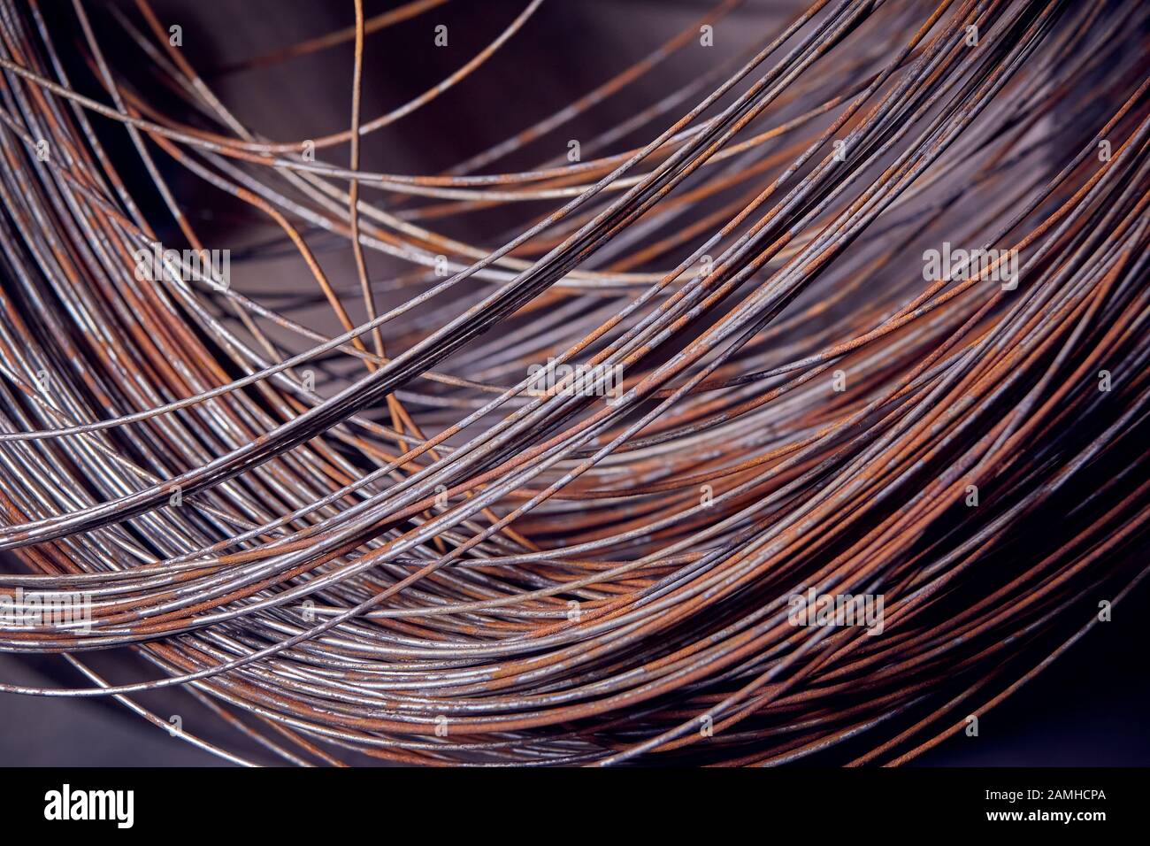 Galvanized steel wire rope hi-res stock photography and images - Alamy