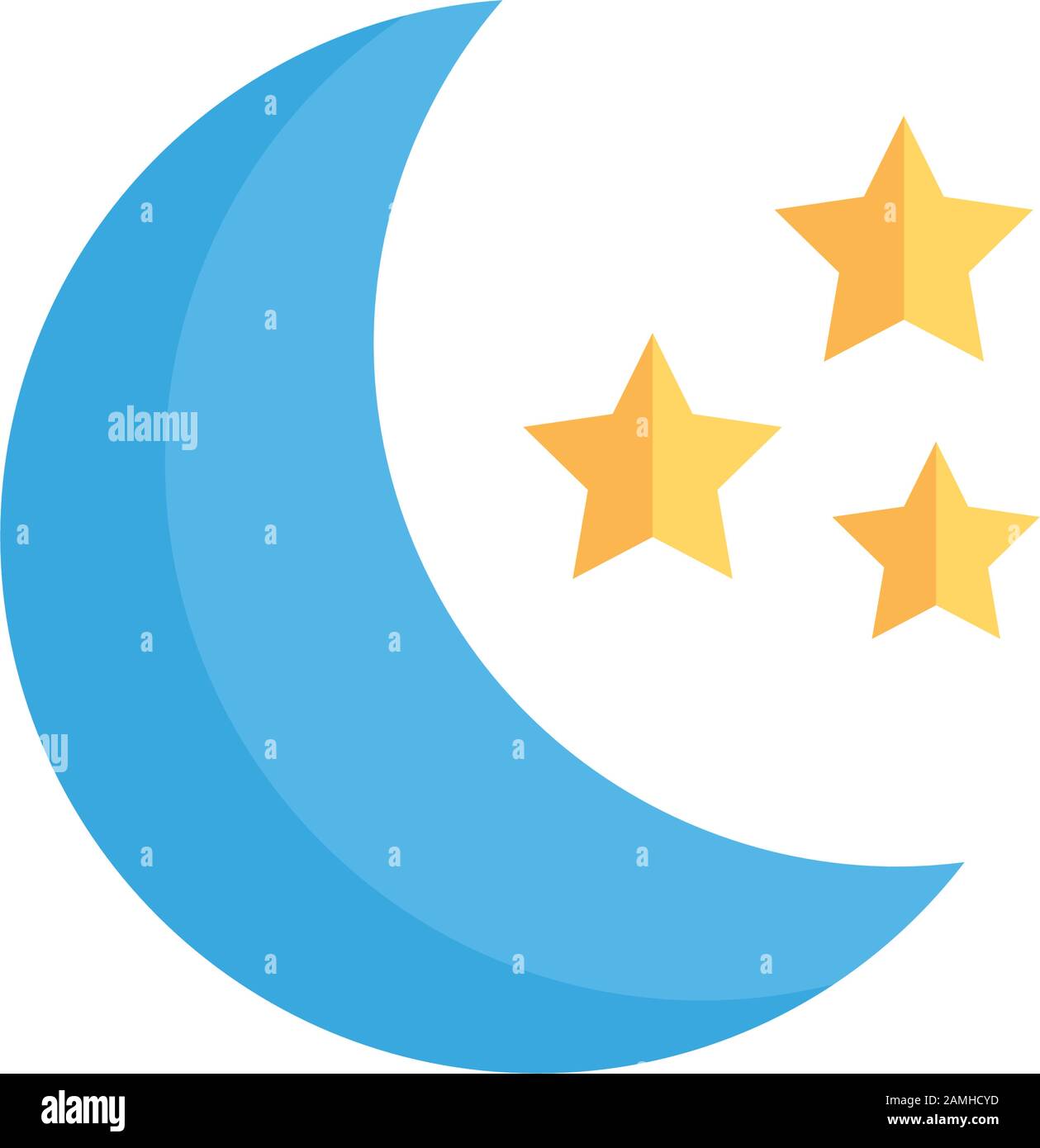 moon night isolated icon desing Stock Vector Image & Art - Alamy
