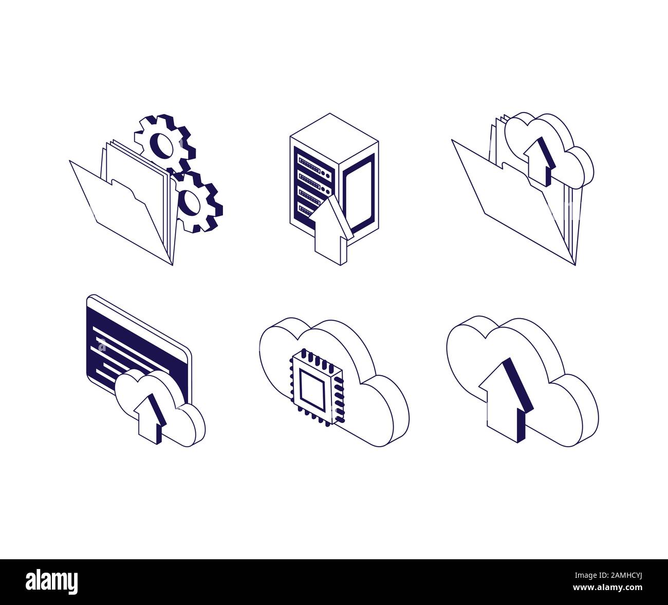 cloud computing circuit website download data server technology internet Stock Vector Image ...