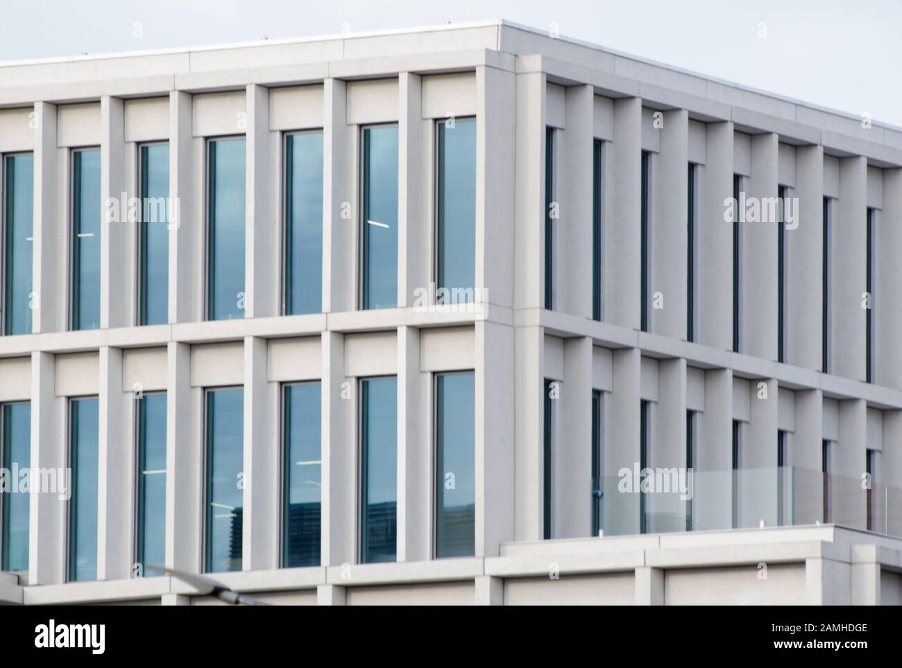 Geometric pattern from part of building facade. Modern architecture of ...