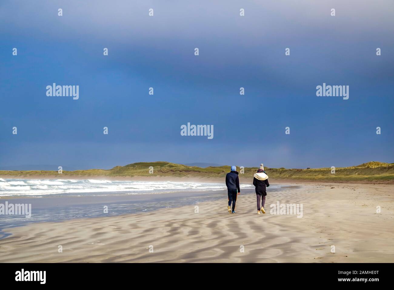 Aerial view beautiful narin strand hi-res stock photography and images ...