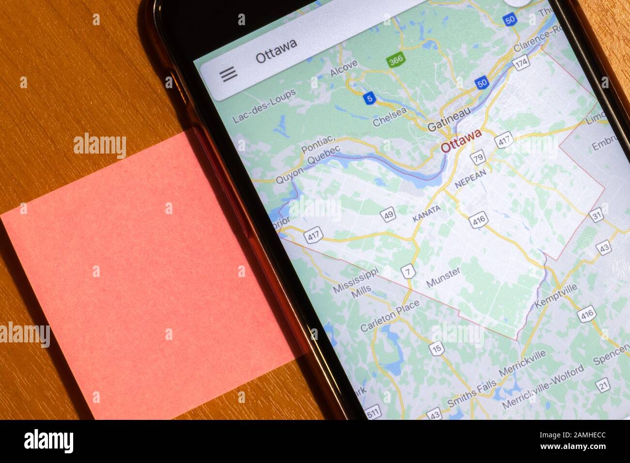 Map of ottawa hi-res stock photography and images - Alamy