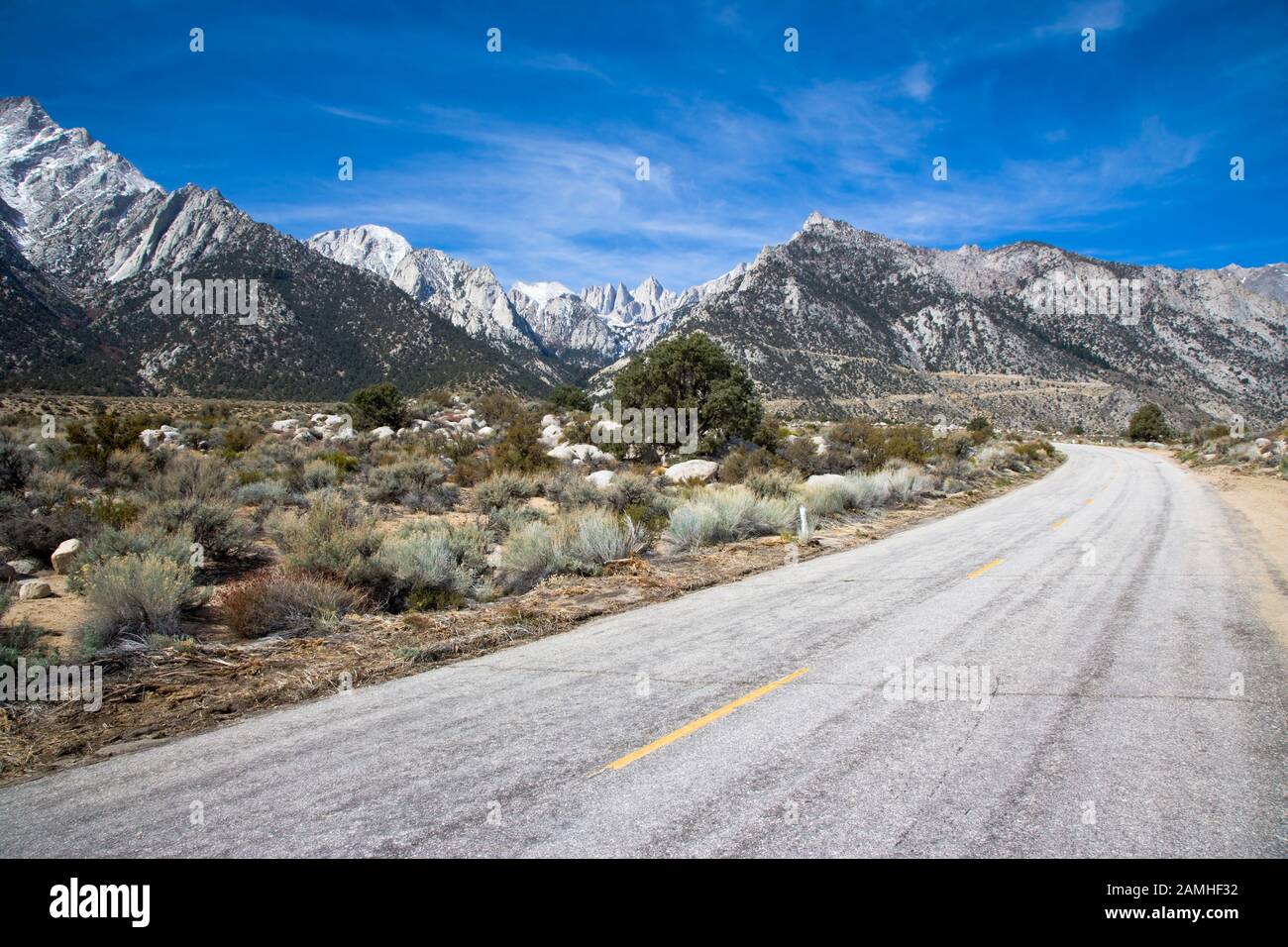 Mount whitney road hi-res stock photography and images - Alamy