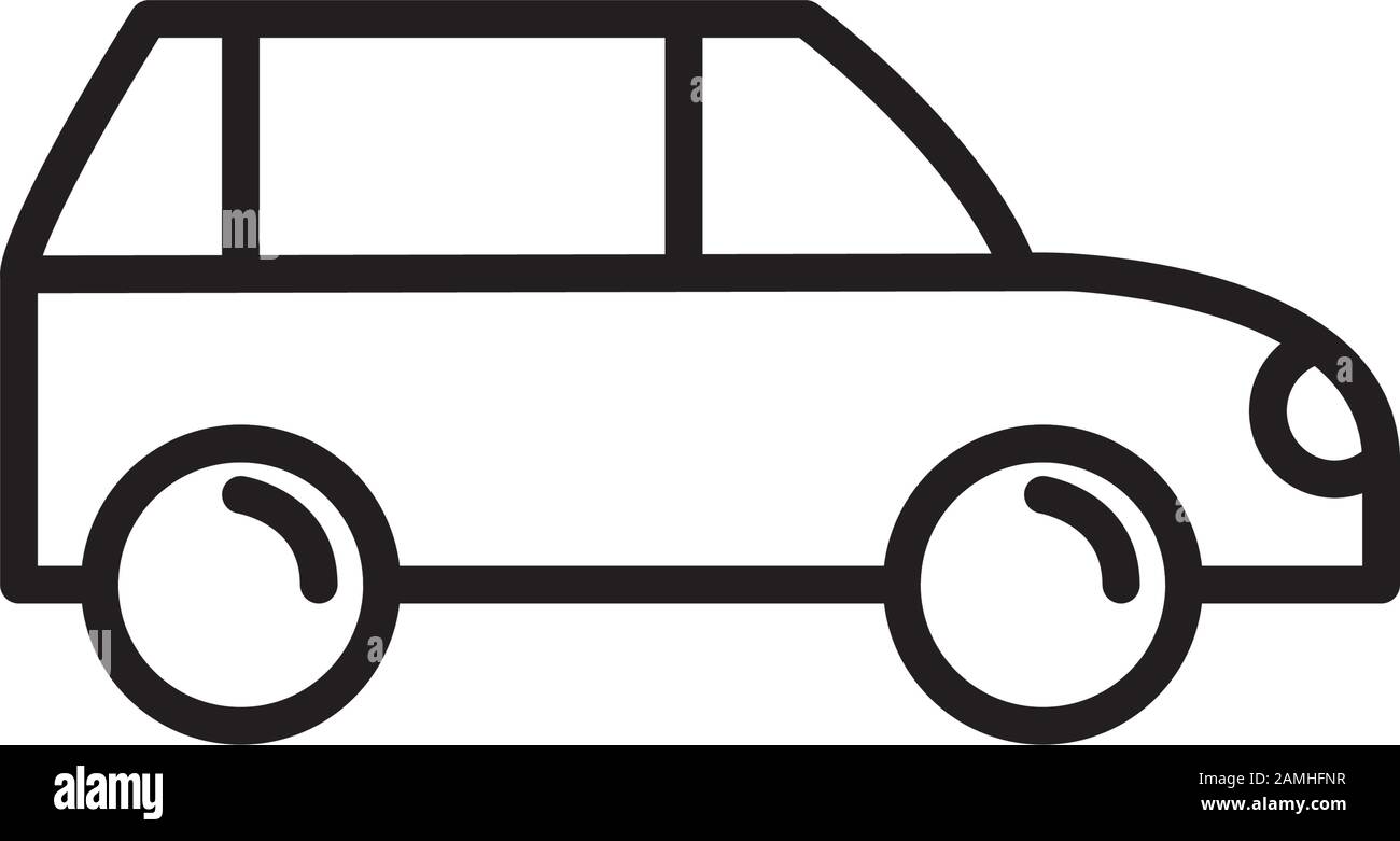 coupe car vehicle transport linear design Stock Vector Image & Art - Alamy