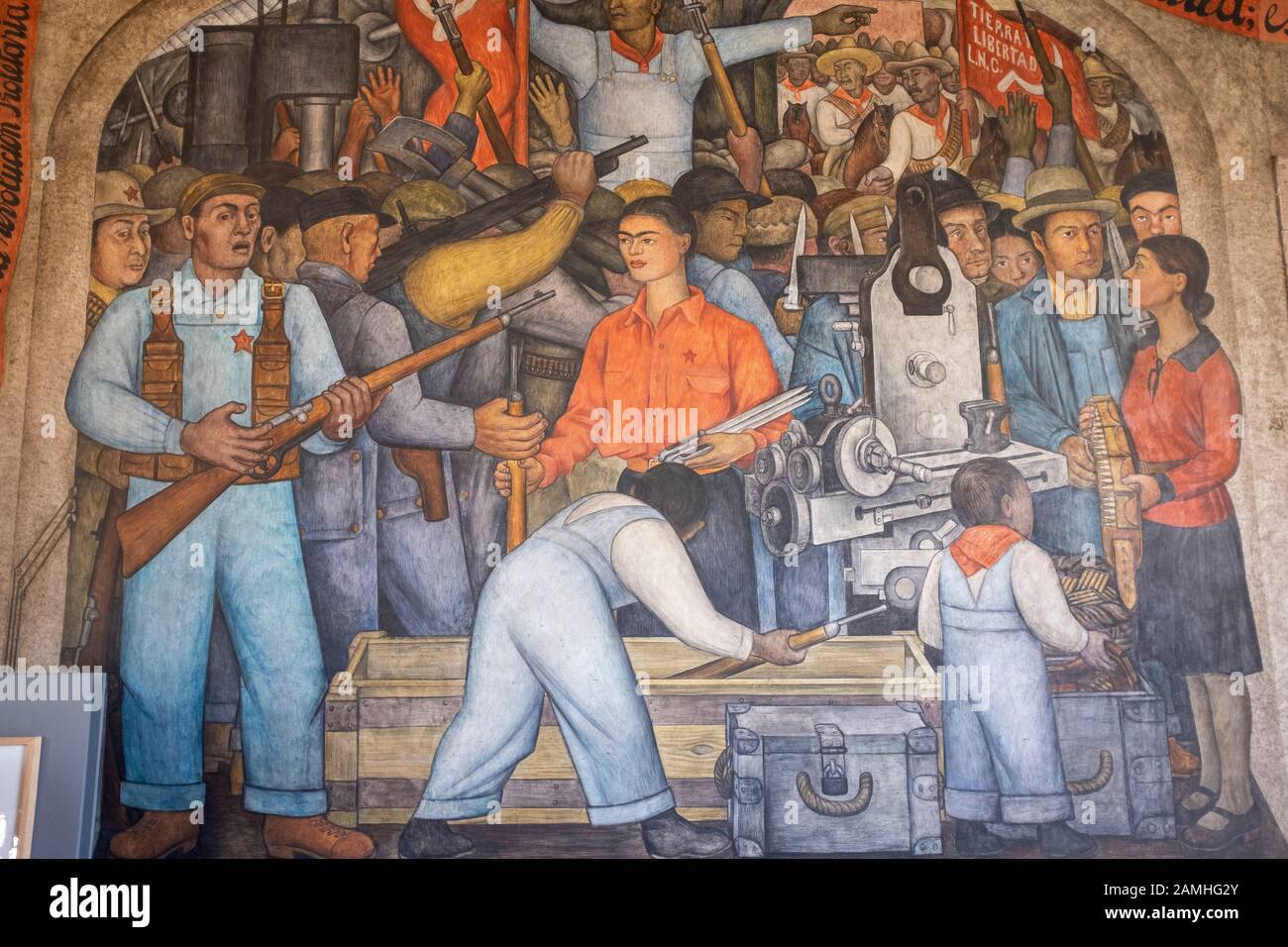 Diego Rivera mural. Mexico City Stock Photo - Alamy