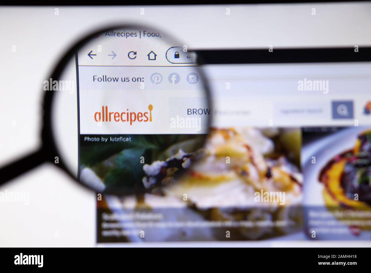 Allrecipes site hi-res stock photography and images - Alamy