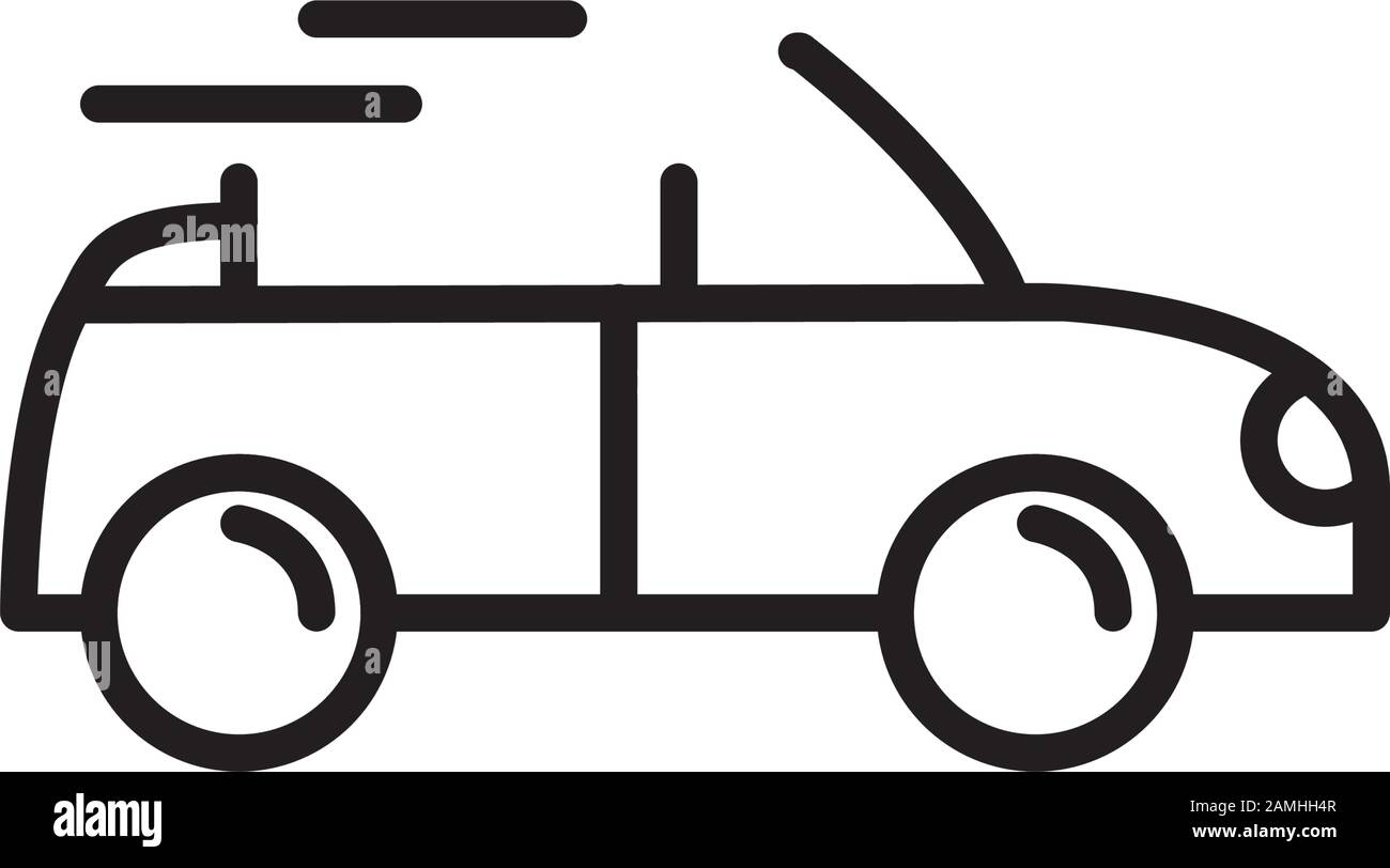 fast car transport linear design Stock Vector Image & Art - Alamy