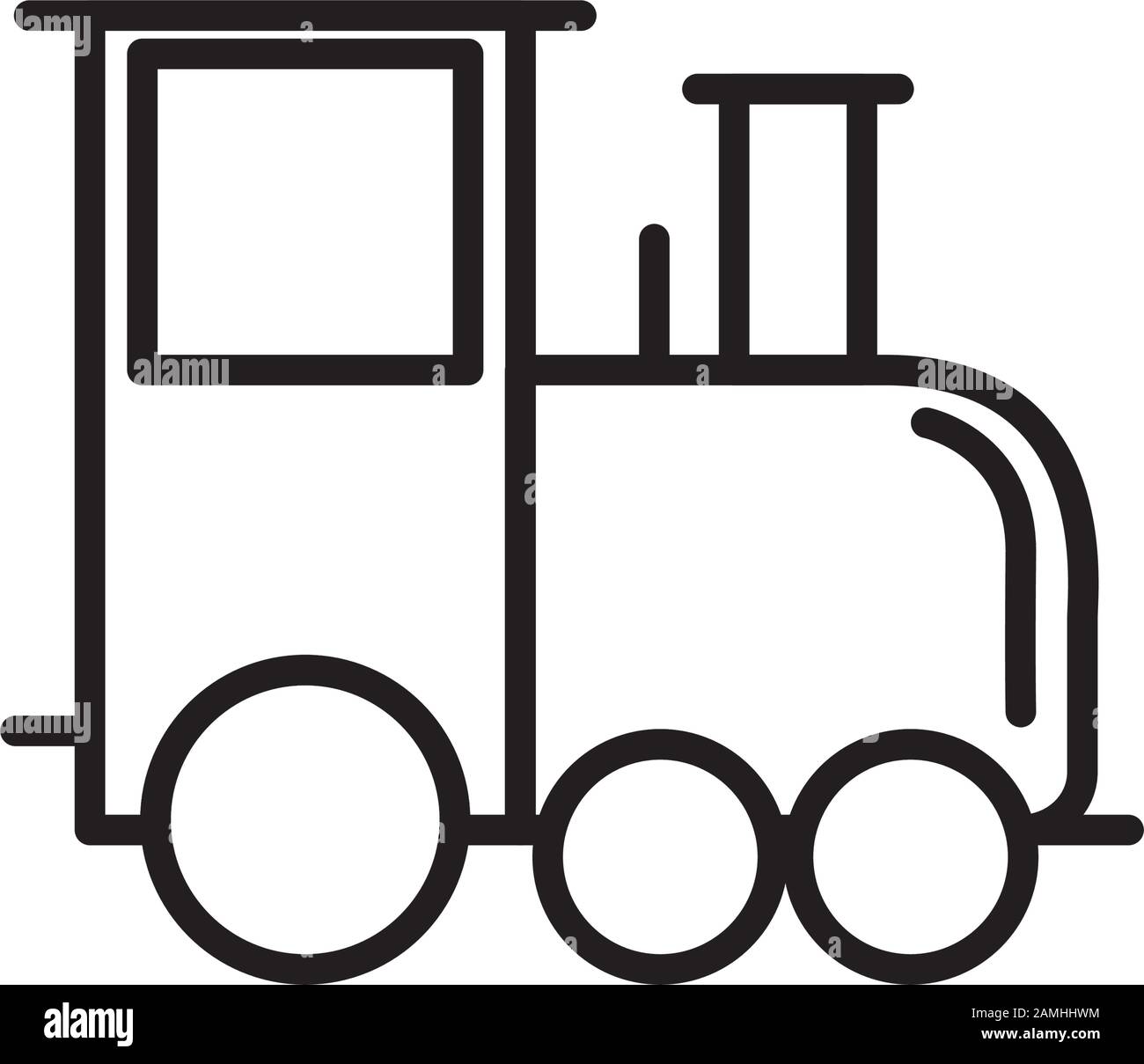 Linear transport wagon Cut Out Stock Images & Pictures - Alamy