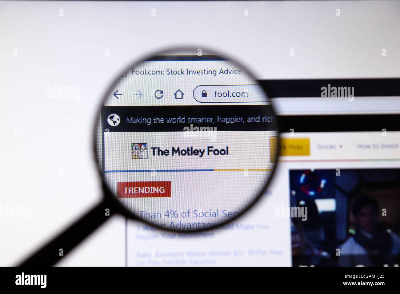 Motley fool website hi-res stock photography and images - Alamy