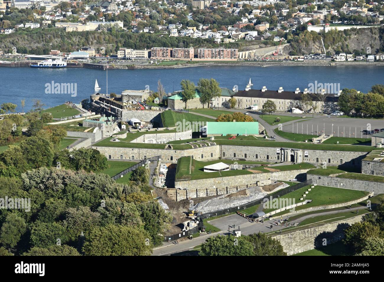 The Citadel and Fortifications of Quebec City, Canada Stock Photo - Alamy
