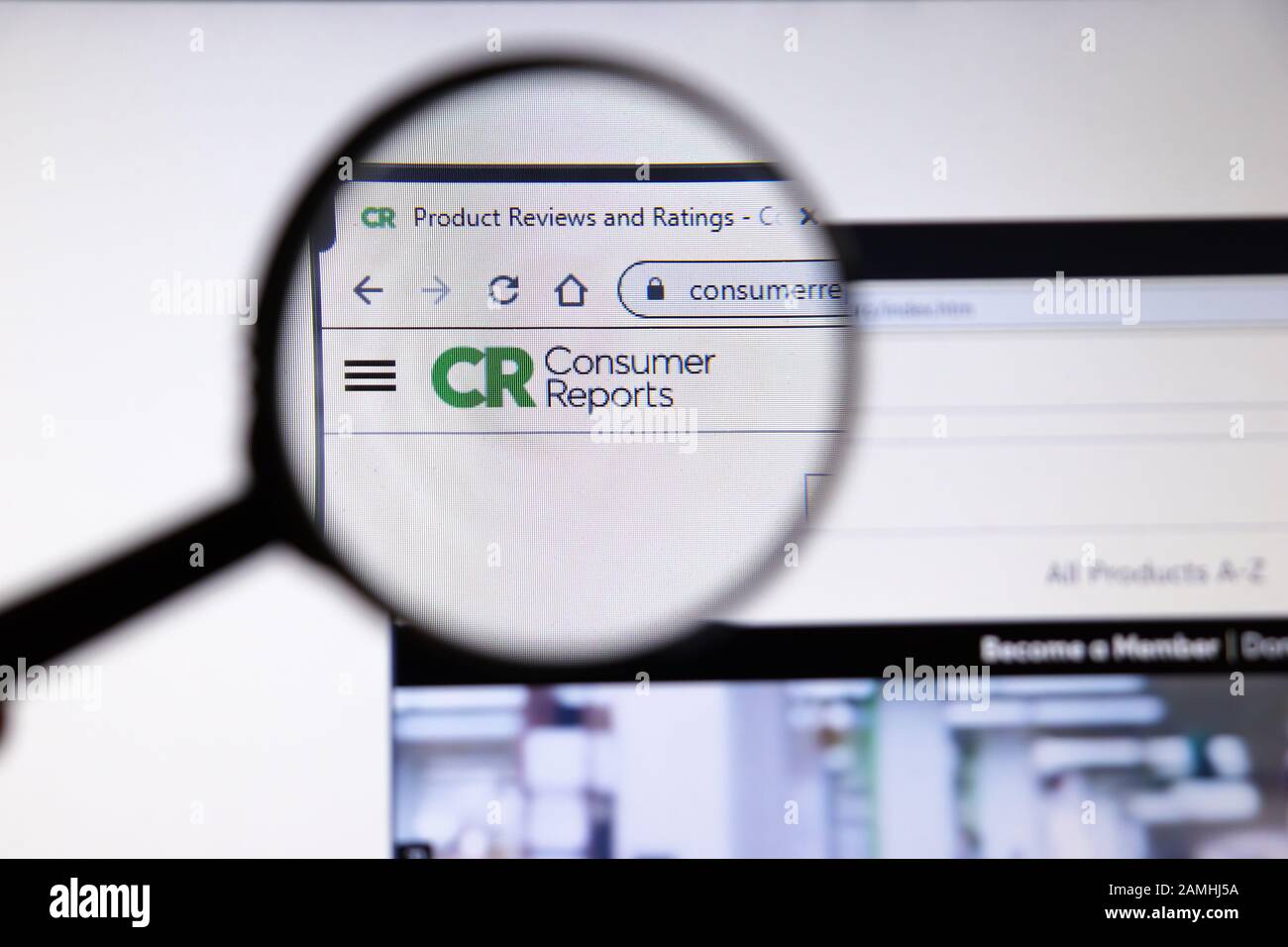 Consumer reports logo hi-res stock photography and images - Alamy