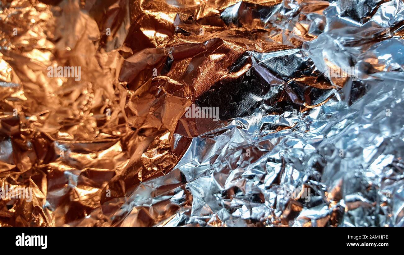 Copper and silver abstracts Stock Photo - Alamy