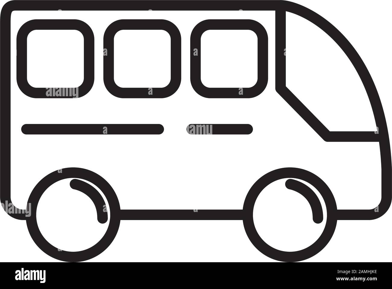 school bus transport linear design Stock Vector Image & Art - Alamy