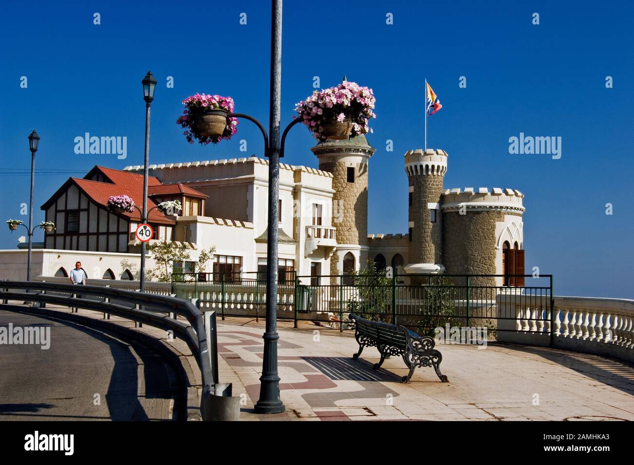 Wulf Castle, Viña Del Mar, Chile Stock Photo - Alamy