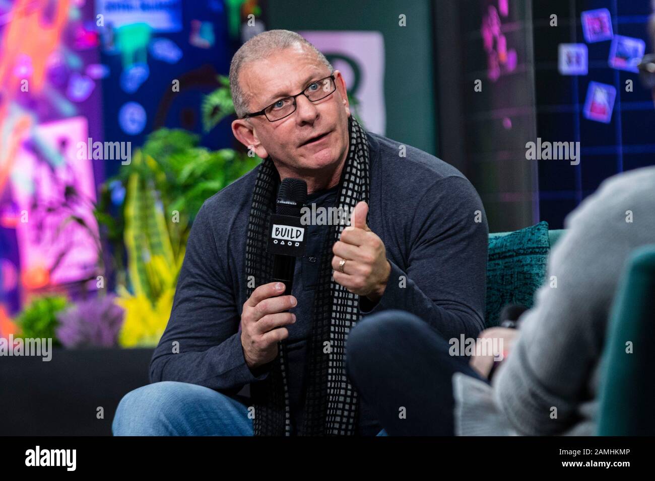 New York, NY, USA. 13 January, 2020. Chef Robert Irvine visits the ...