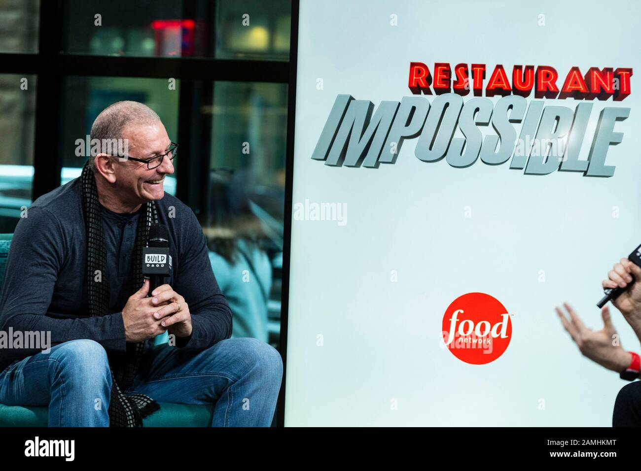 New York, NY, USA. 13 January, 2020. Chef Robert Irvine visits the ...