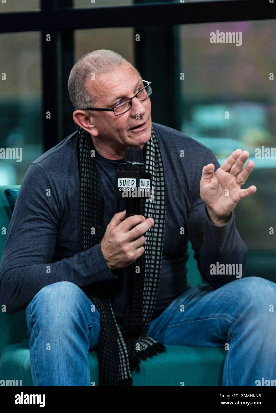 New York, NY, USA. 13 January, 2020. Chef Robert Irvine visits the ...