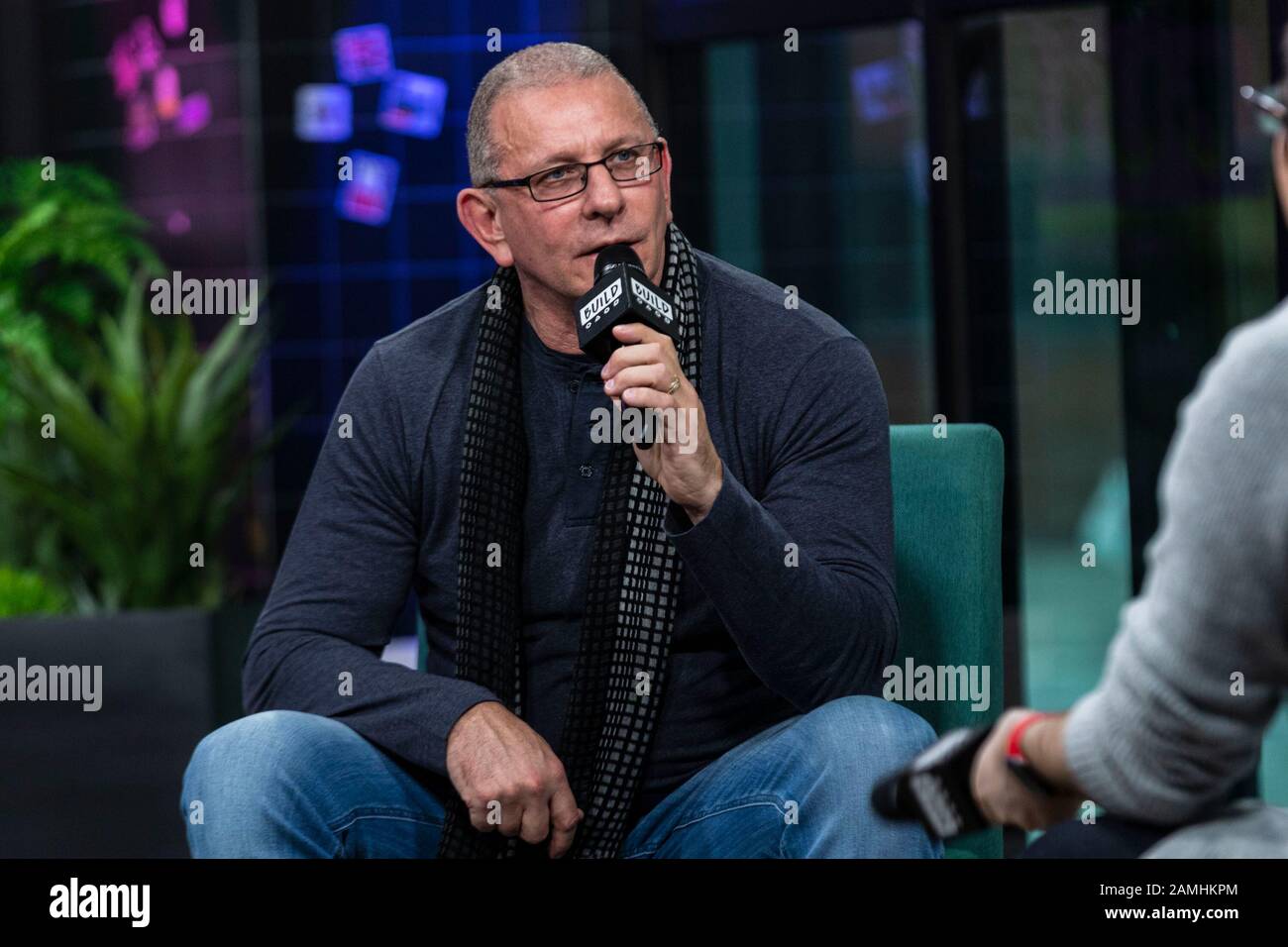 New York, NY, USA. 13 January, 2020. Chef Robert Irvine visits the ...