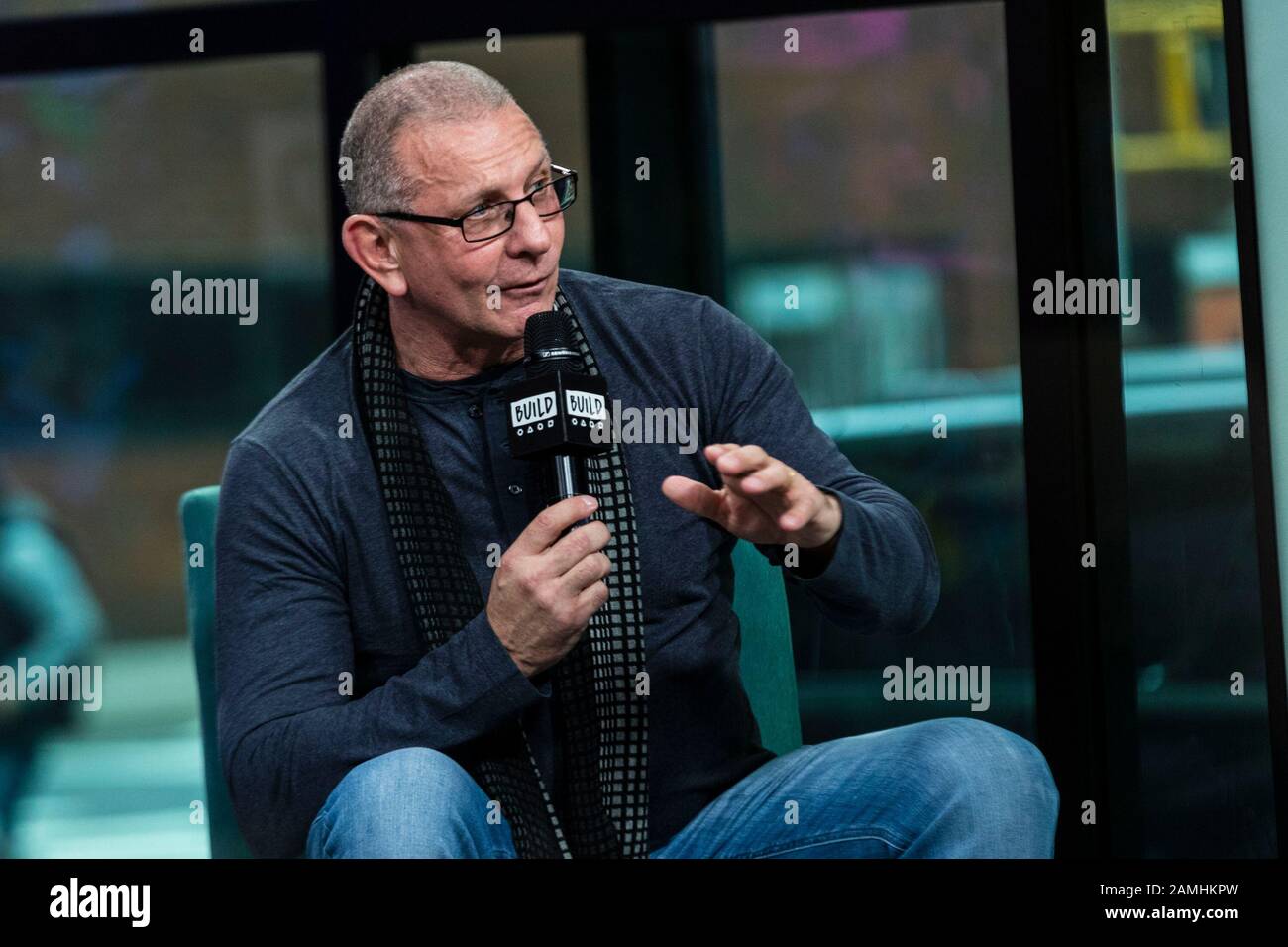 New York, NY, USA. 13 January, 2020. Chef Robert Irvine visits the ...