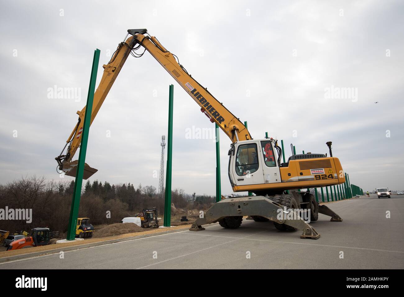 Strabag excavator hi-res stock photography and images - Alamy