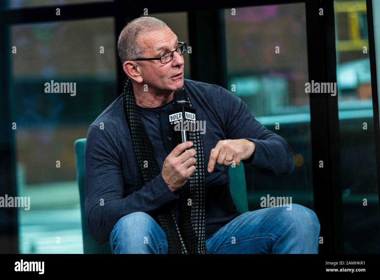 New York, NY, USA. 13 January, 2020. Chef Robert Irvine visits the ...