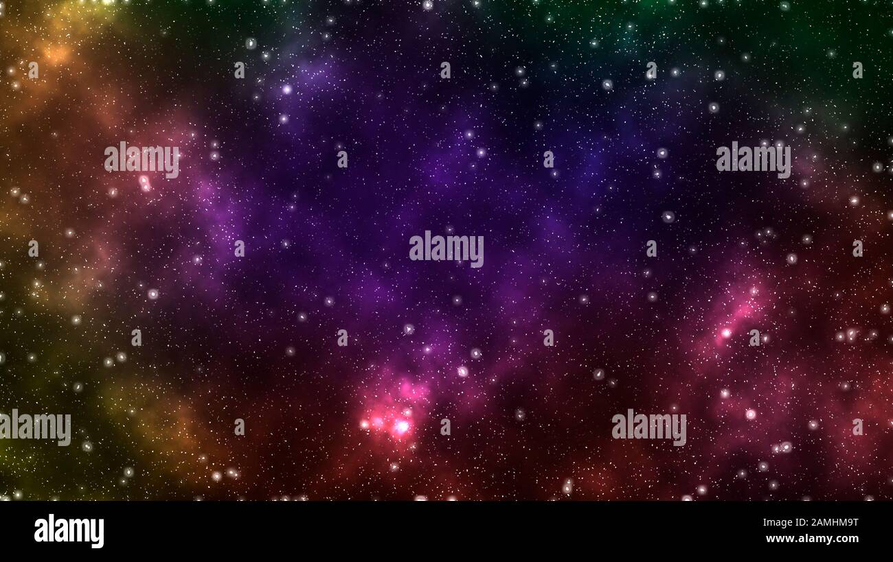 Abstract interstellar cosmic concept background. Beautiful space ...