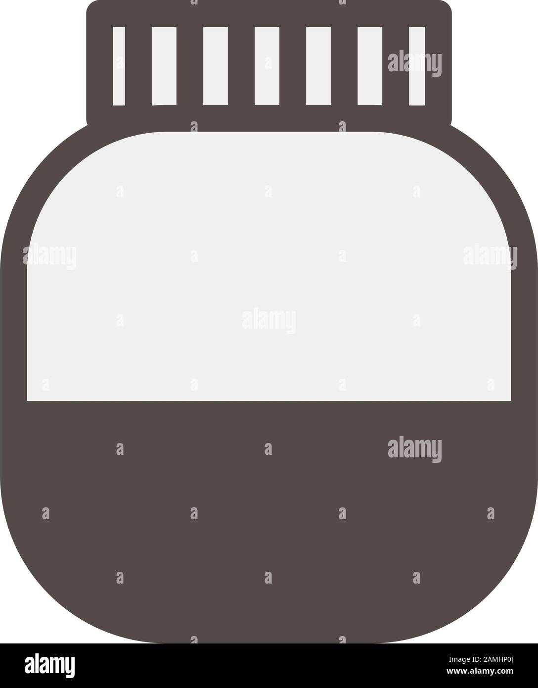 plastic pot container isolated icon Stock Vector Image & Art - Alamy