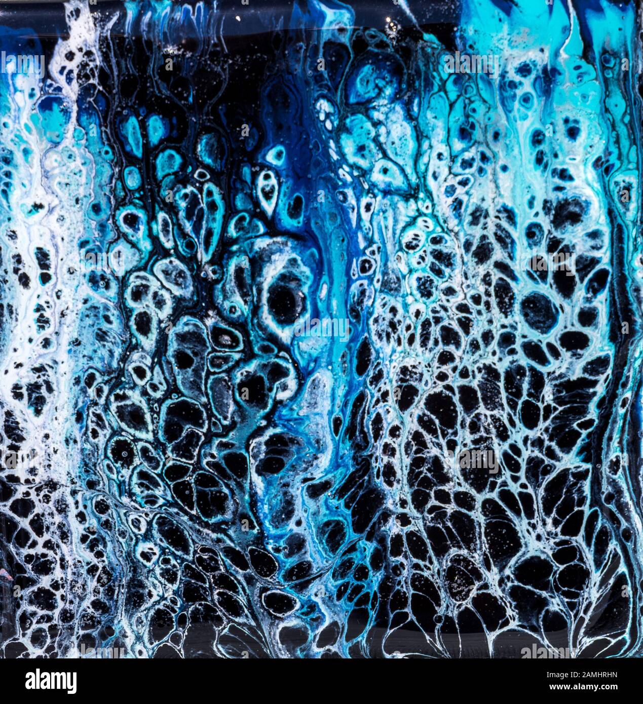 poured abstract art Stock Photo - Alamy