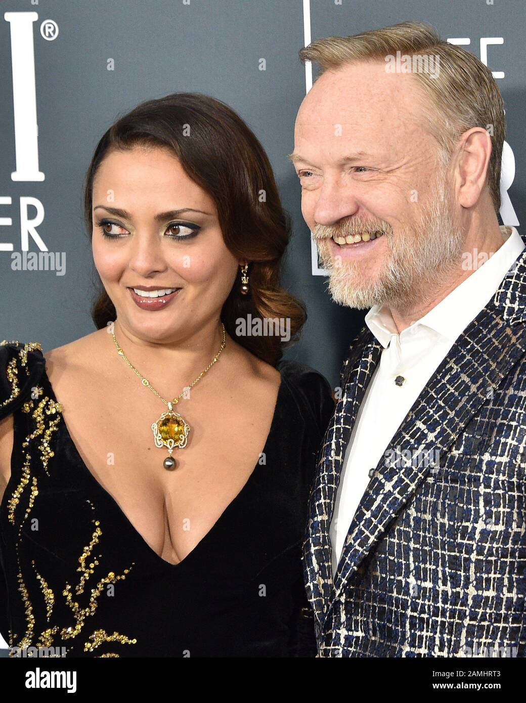 Santa Monica, USA. 12th Jan, 2020. Allegra Riggio, Jared Harris at ...