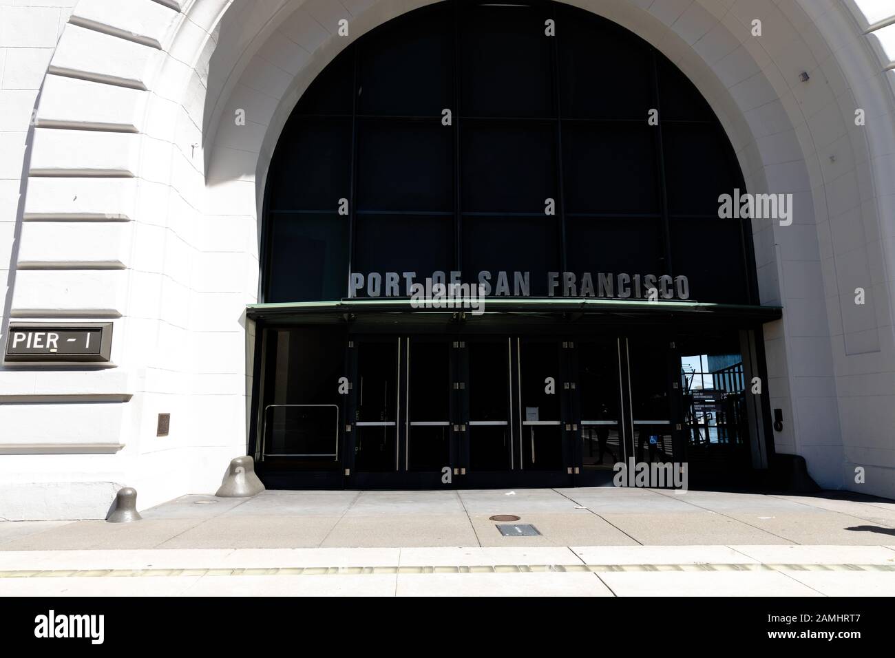 Pier 1 at Port of San Francisco Entrance California USA Stock Photo - Alamy
