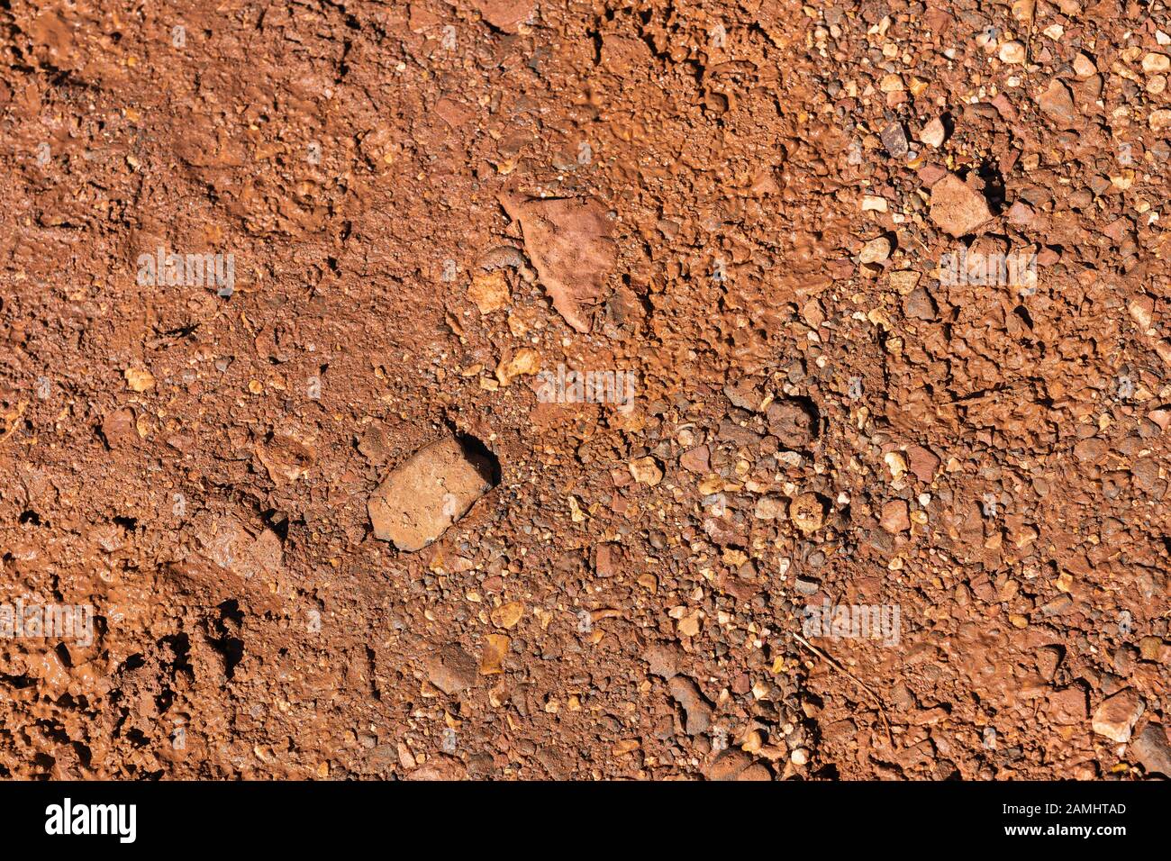 A straight down photo of the red soil in Sedona Arizona Stock Photo - Alamy