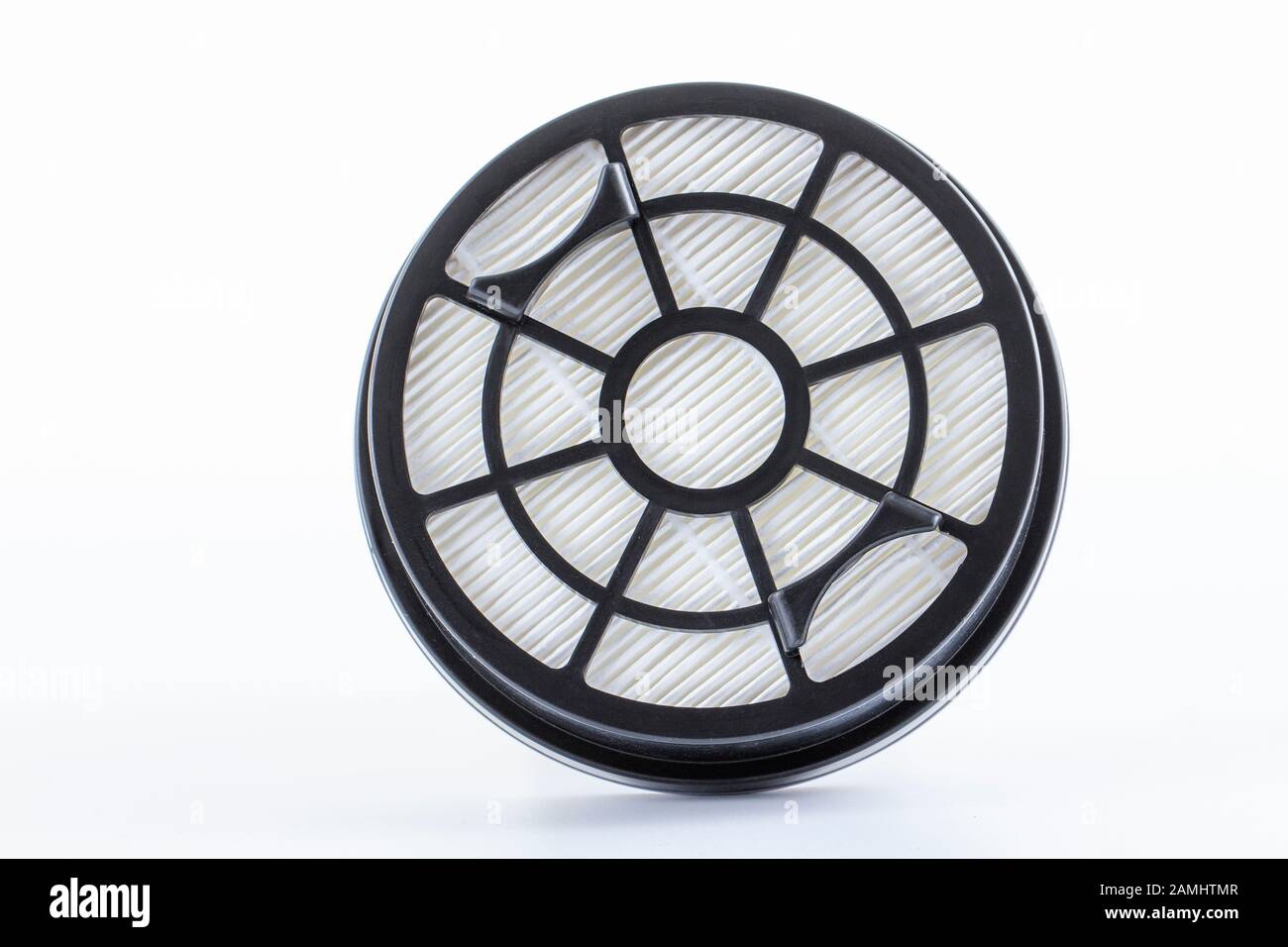 New white round dust filter for vacuum cleaner Stock Photo - Alamy