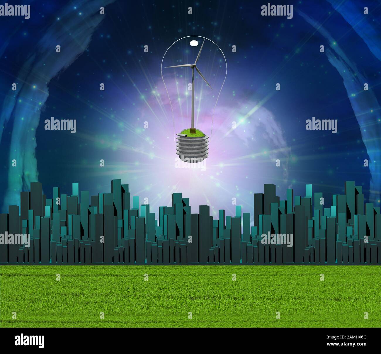 Wind turbine generator inside hi-res stock photography and images - Alamy