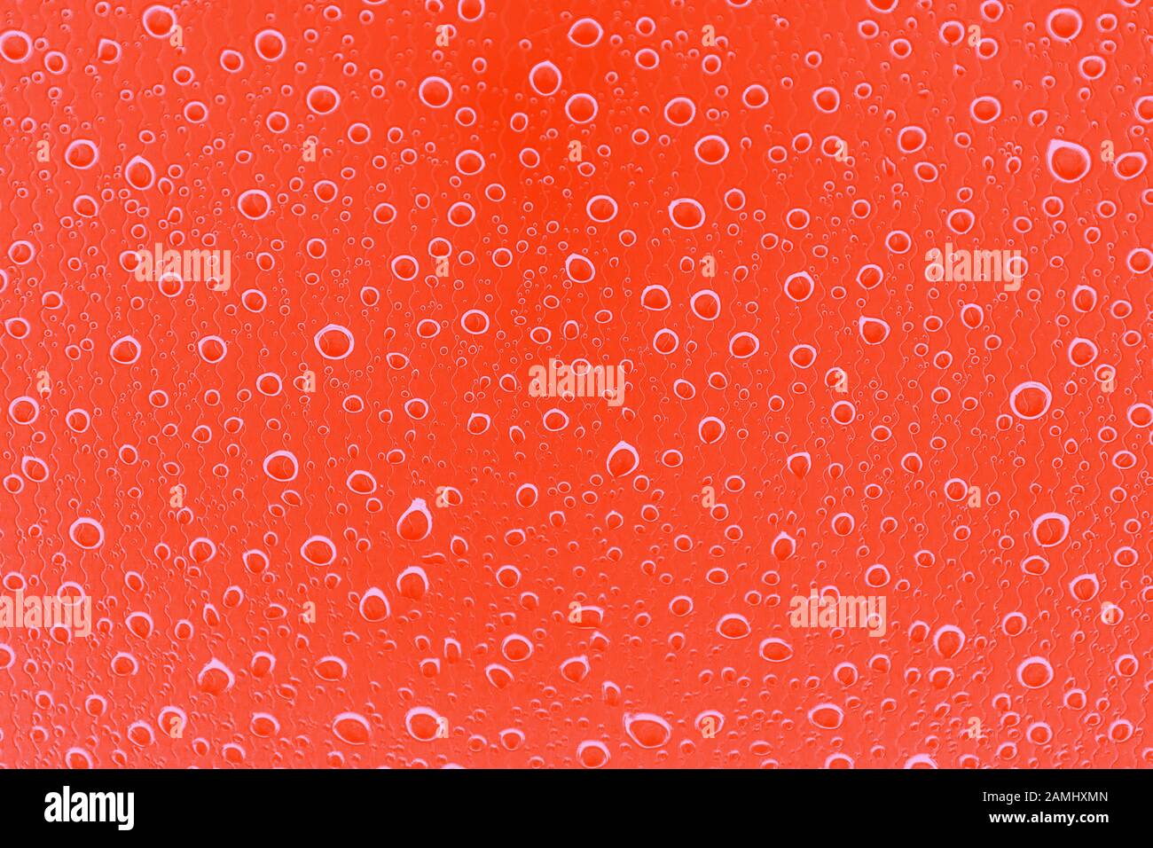 Orange lush lava color abstract background with water drop pattern ...