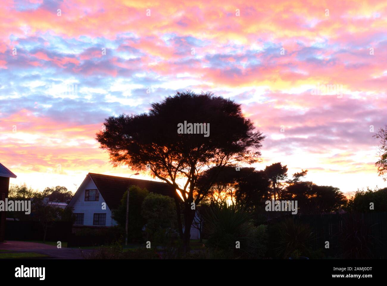 Sunrise over Hamilton in Waikato, North Island, New Zealand Stock Photo ... Sunrise over Hamilton in Waikato, North Island, New Zealand Stock Photo ...