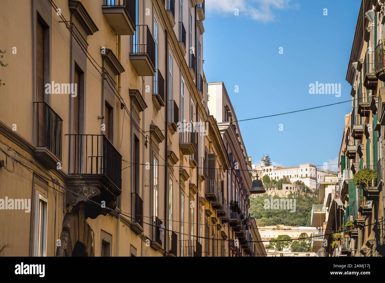 ancient buildings of Naples, Italy Stock Photo - Alamy