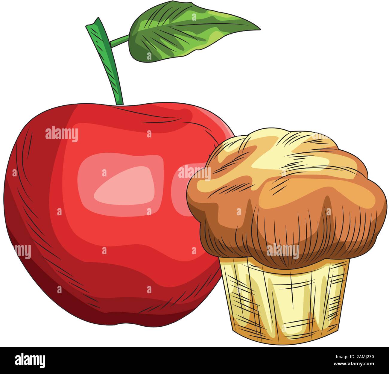 Frosted fruit Stock Vector Images - Alamy