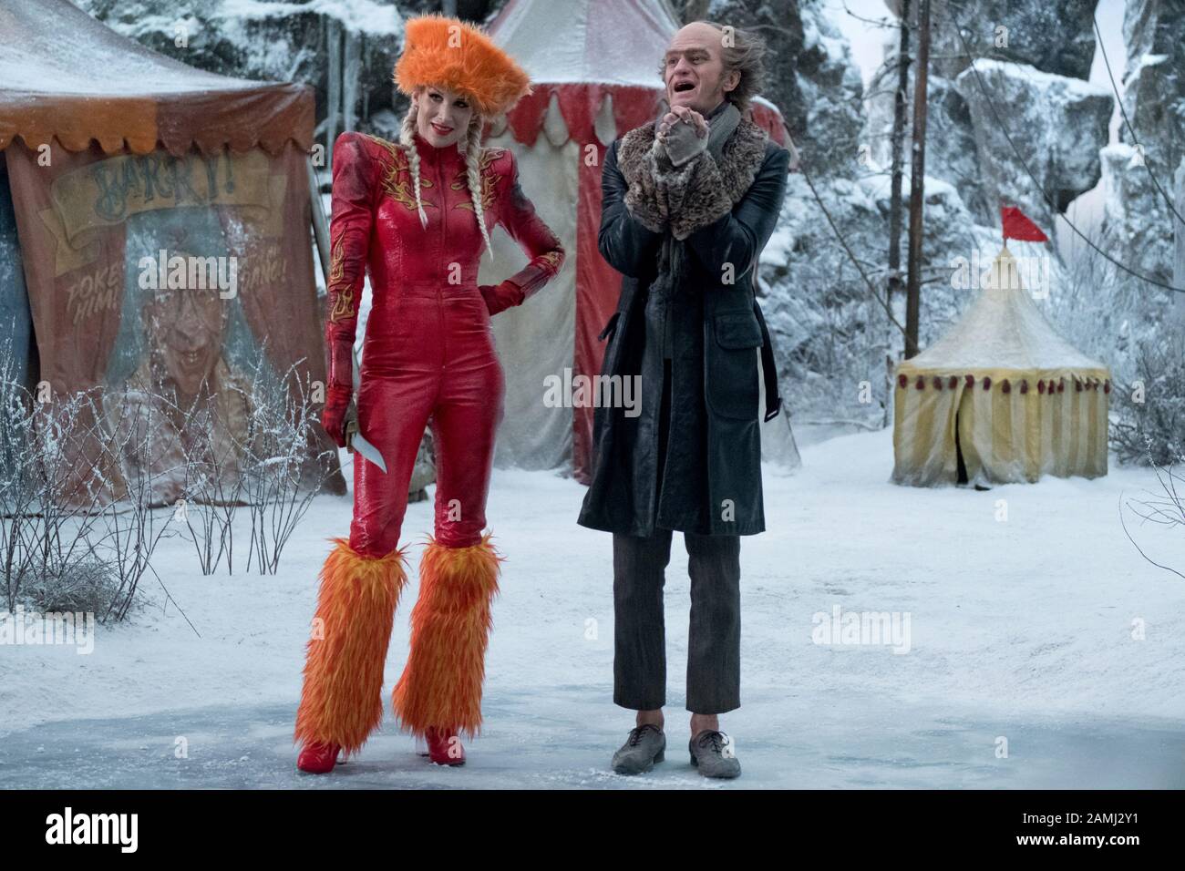 A SERIES OF UNFORTUNATE EVENTS, from left: Lucy Punch, Neil Patrick ...