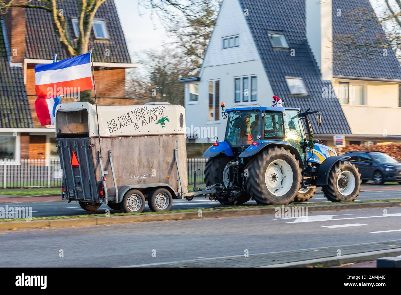 Dairy farmers protest in the europe hi-res stock photography and images ...