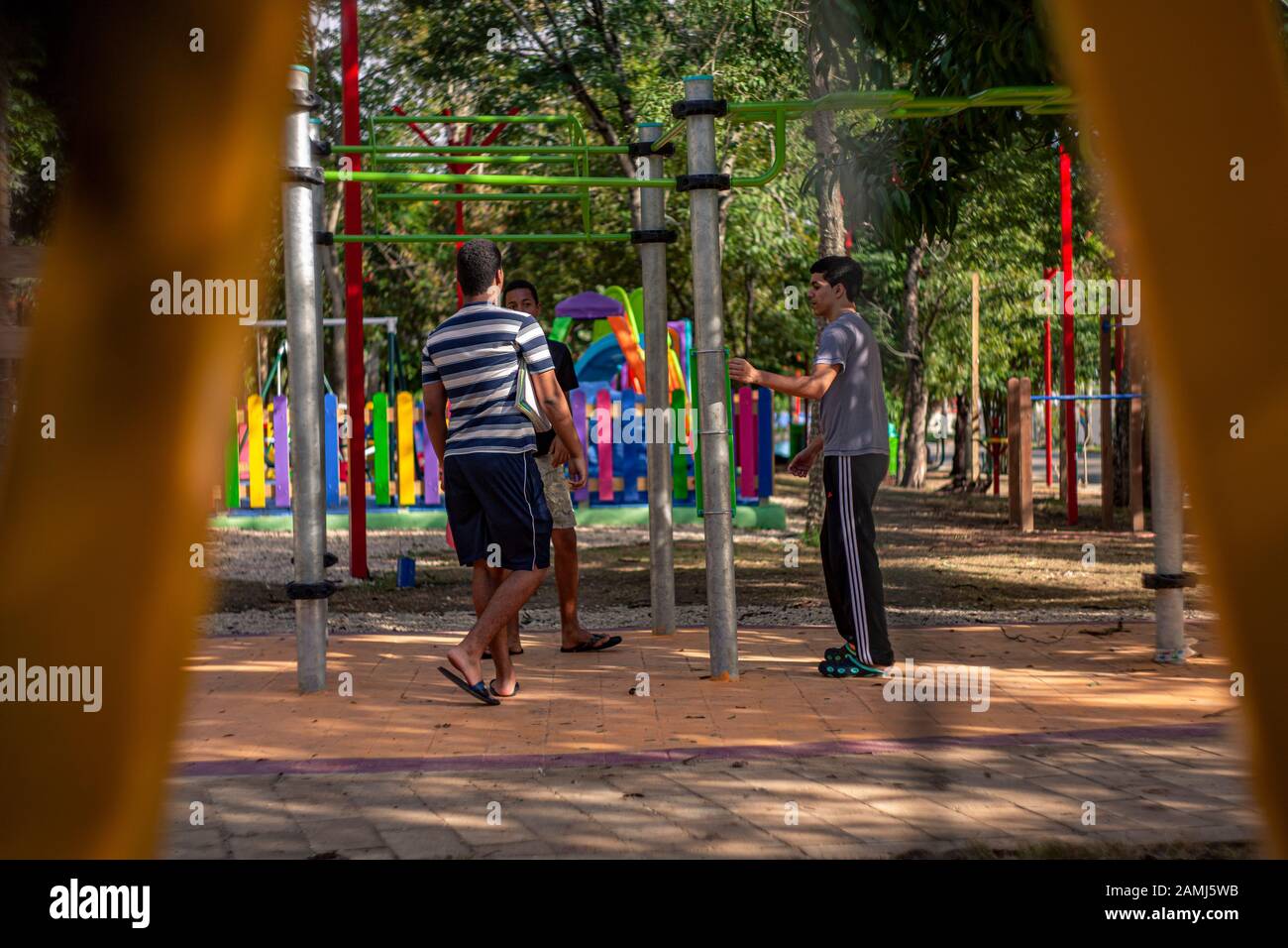Daily life scene in the streets of Higuey in the Dominican Republic 12 ...