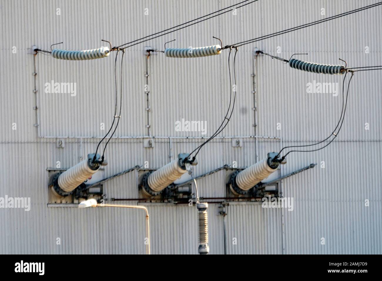 Power lines electricity national grid cables infrastructure ...