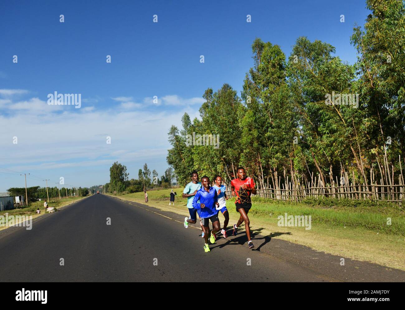 Ethiopian long distance runner hi-res stock photography and images - Alamy