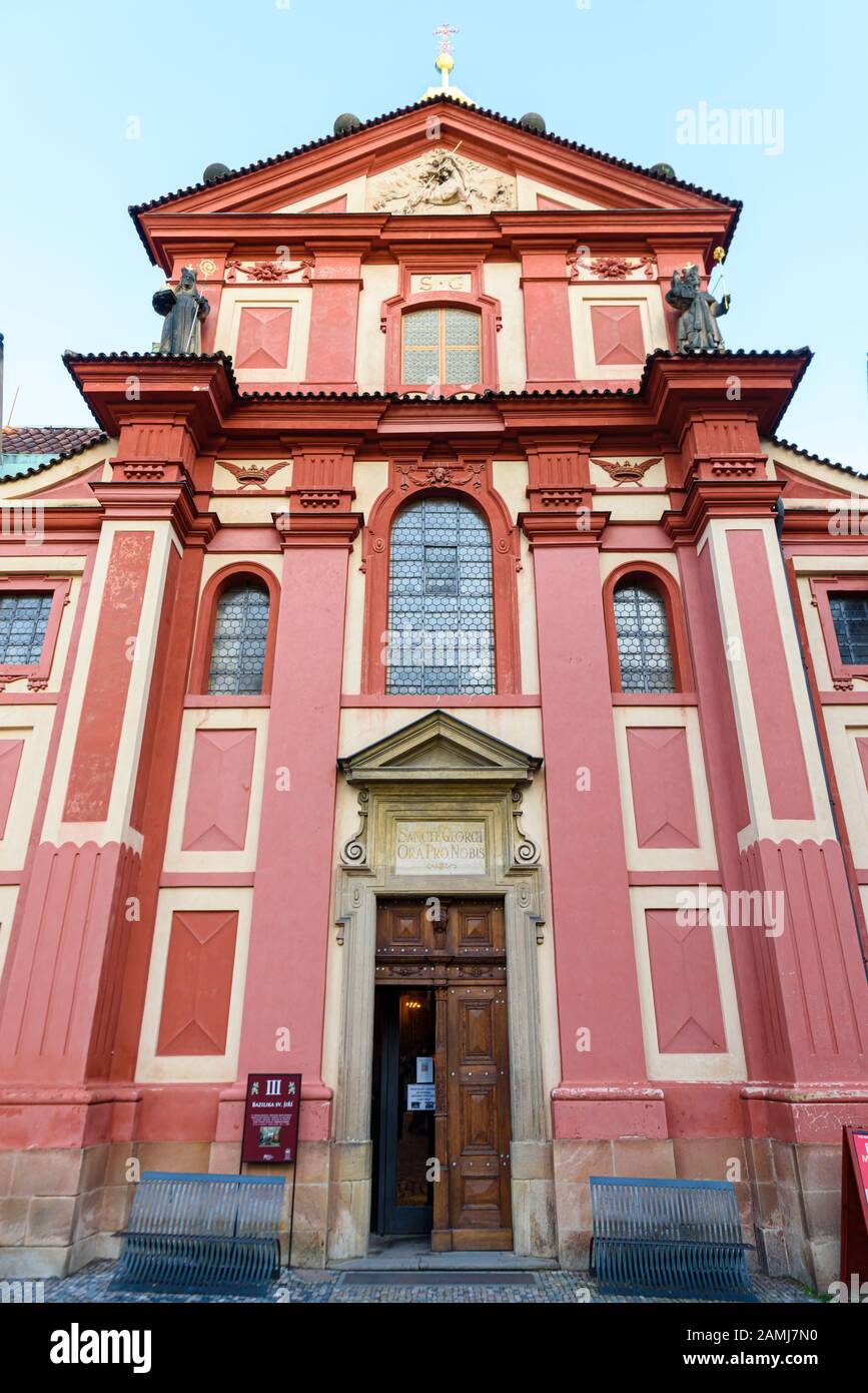 St georges basilica at prague castle hi-res stock photography and ...