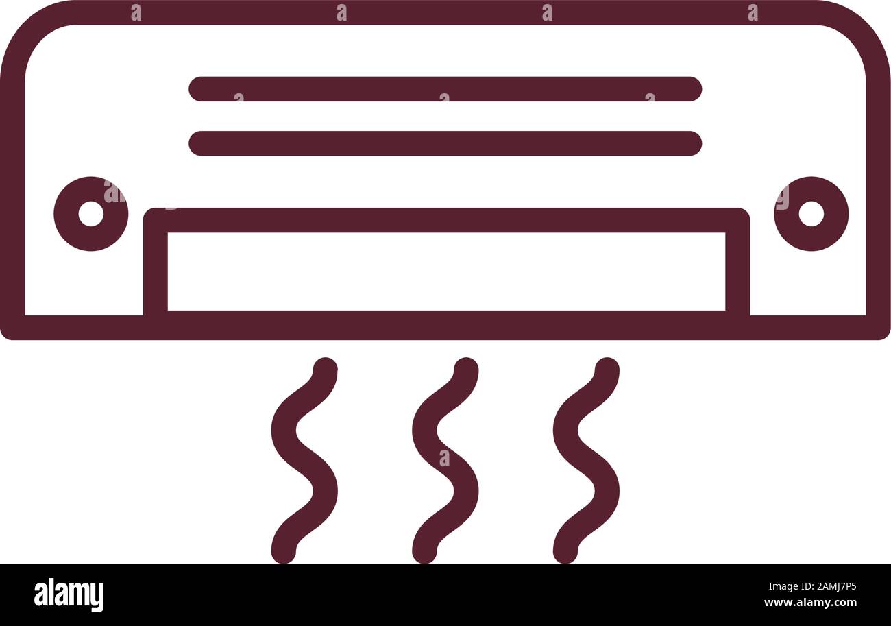 air conditioning appliance isolated icon Stock Vector Image & Art - Alamy