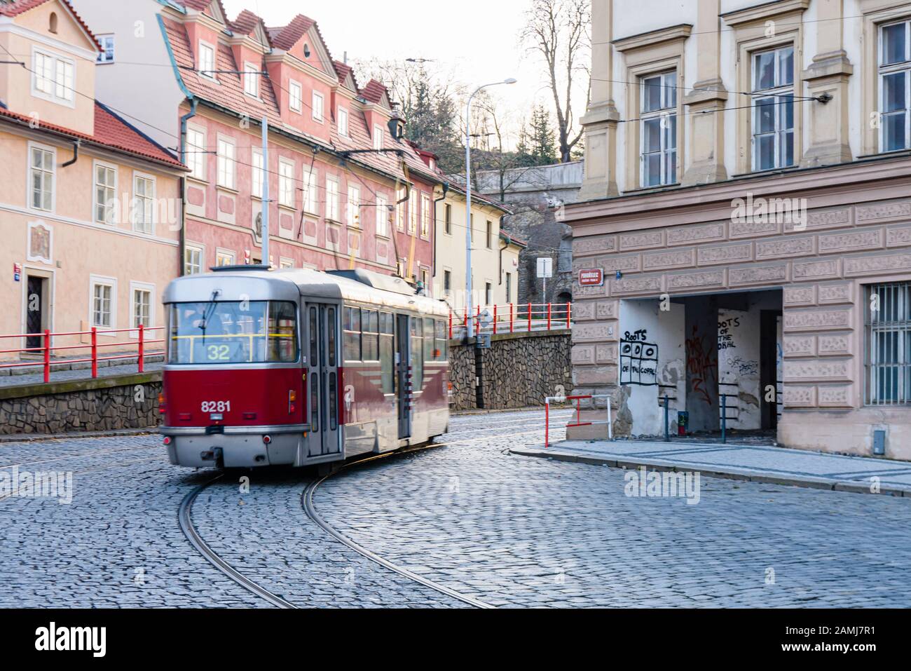 Old style tram hi-res stock photography and images - Alamy