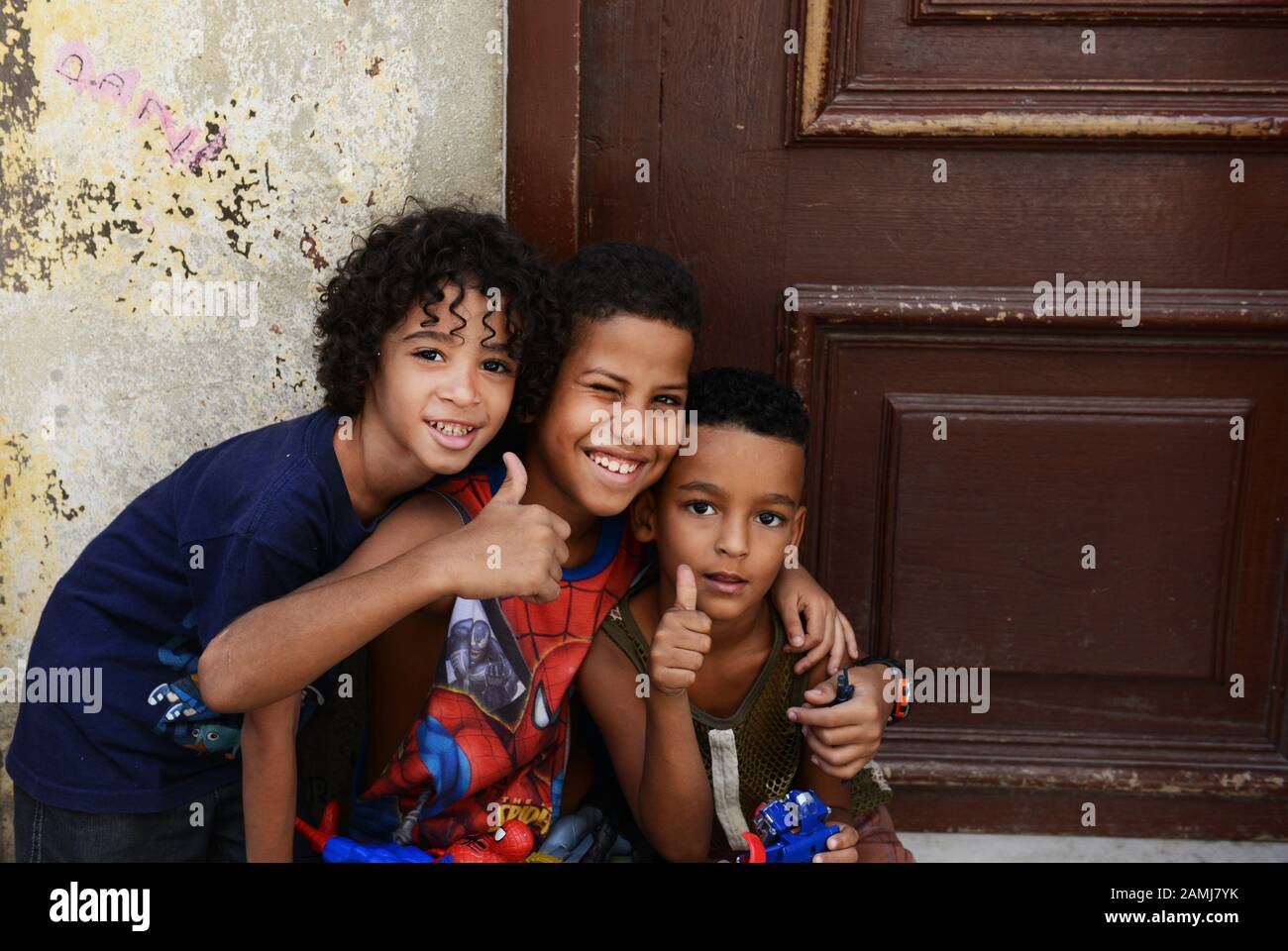 Happy cuban children hi-res stock photography and images - Alamy
