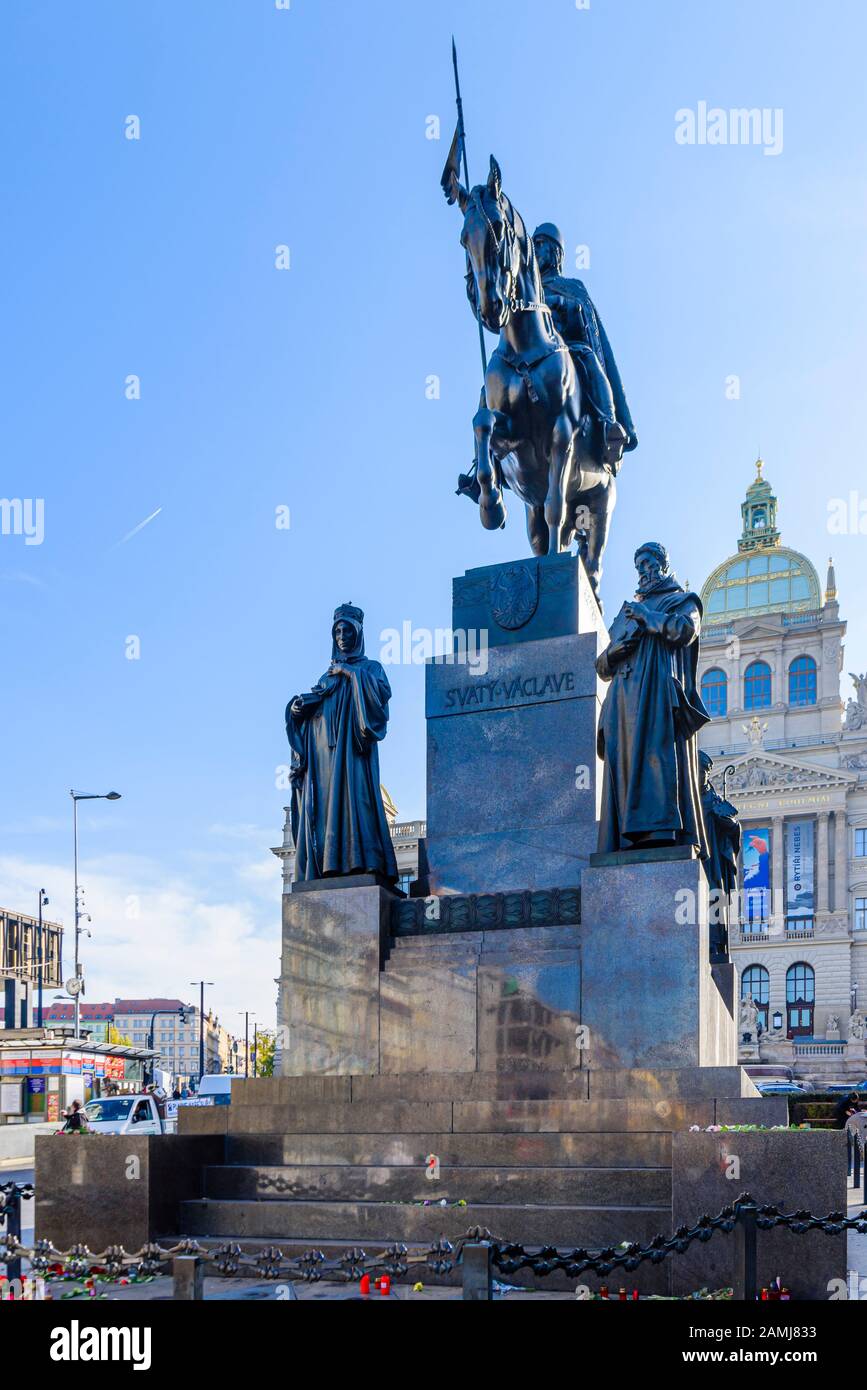 Prague king wenceslas hi-res stock photography and images - Alamy